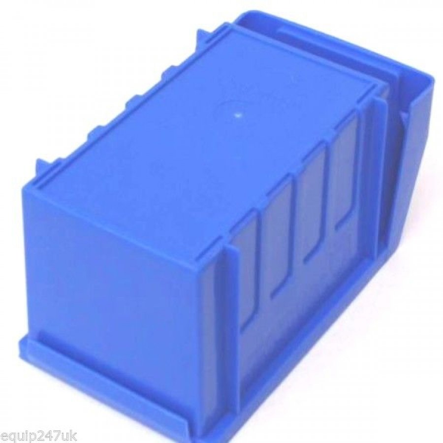 10 BLUE SIZE 2 STORAGE BINS WALL OR STACK GARAGE HOME WORKSHOP sold by ...
